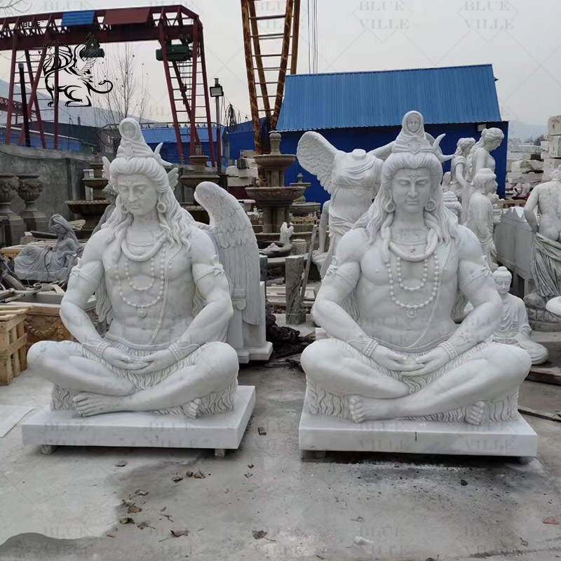 Marble Lord Shiva Statues Sculpture Life Size Hindu God Statue Indian ...