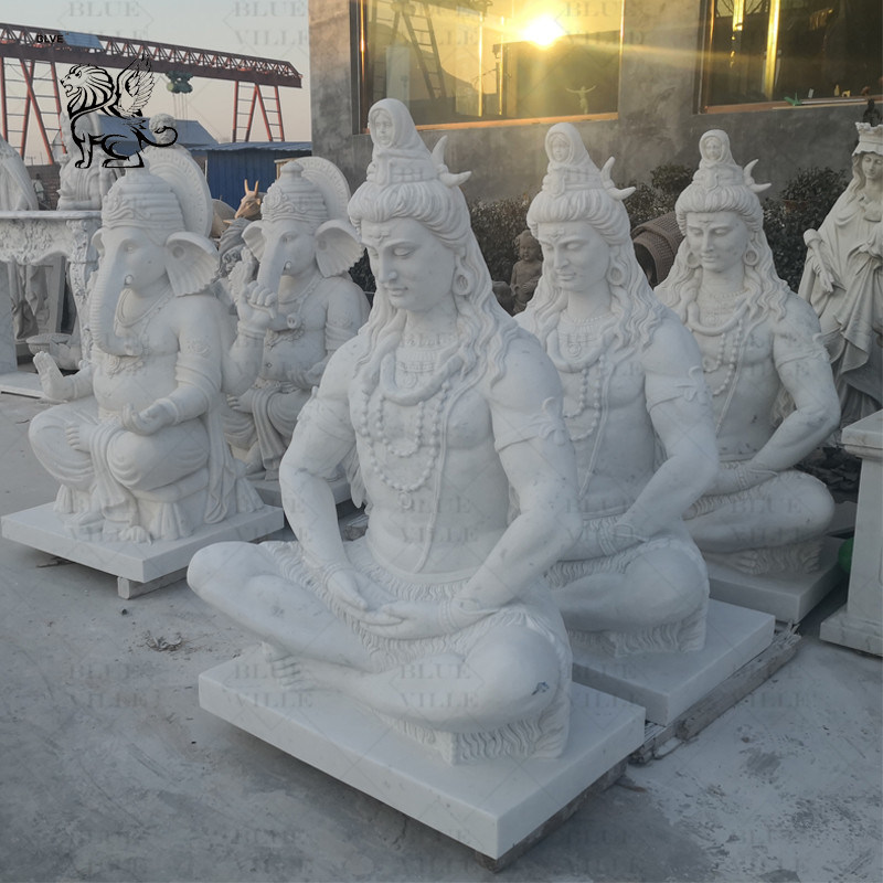 Marble Lord Shiva Statues Sculpture Life Size Hindu God Statue Indian ...